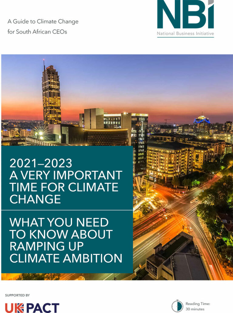 A Guide to Climate Change for South African CEO’s - National Business ...