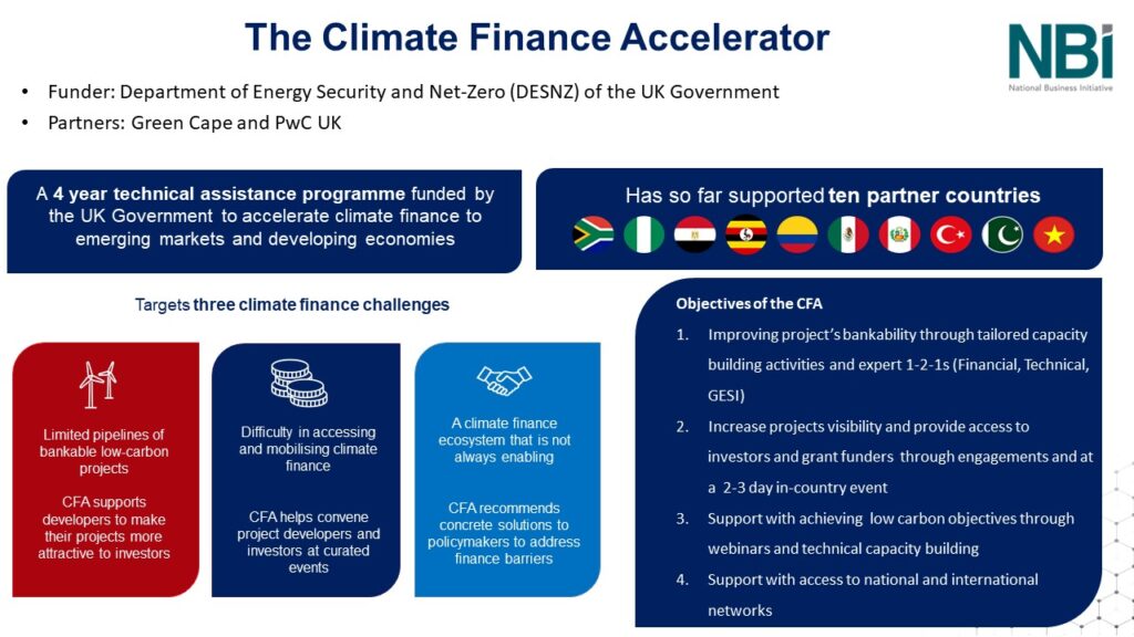 The CFA Programme - National Business Initiative